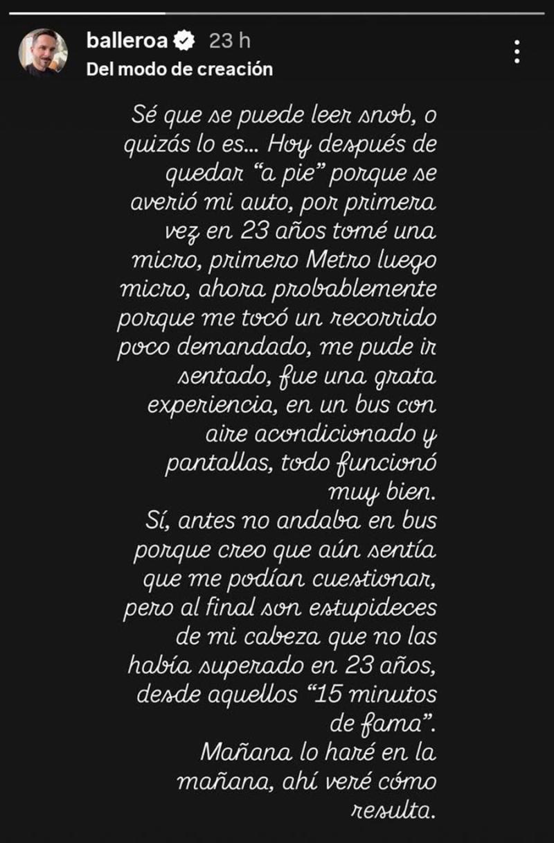 Álvaro Ballero reveló particular hito en su vida : Lima Limón